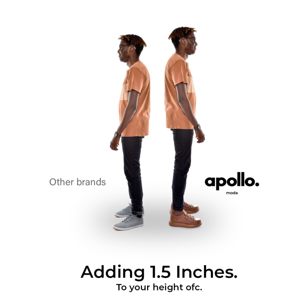 Elevate Your Style: How Height-Increasing Shoes Work – Apollo Moda